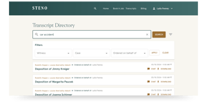 Transcript Genius: AI-Powered Transcript Analysis | Steno